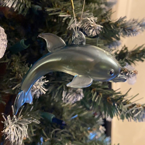 Department 56 | Holiday | Glass Dolphin Ornament | Poshmark